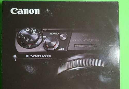 Фотоаппарат canon g7x mark iii