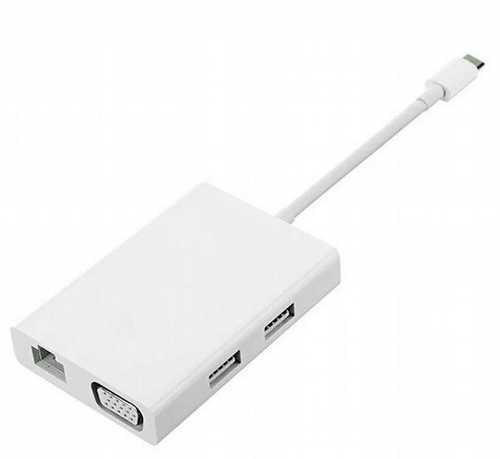 Адаптер Xiaomi multi-adapter USB-C/VGA/Gigabit Et