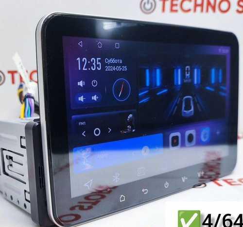 Android магнитола Pioneer 4/64 с креплением 1din