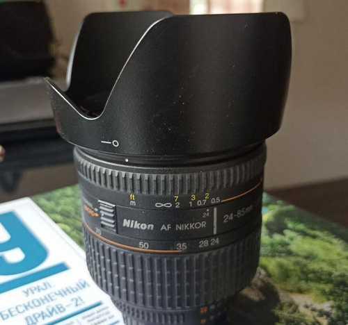 Объектив nikon 24-85 1:2.8 af