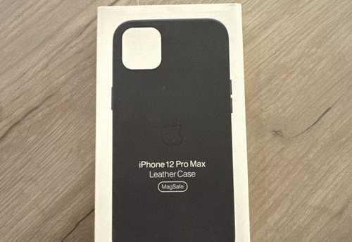 Чехол на iPhone 12 pro max magsafe кожаный