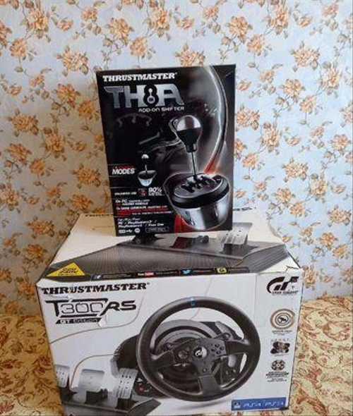 Thrustmaster t300 + кпп th8a