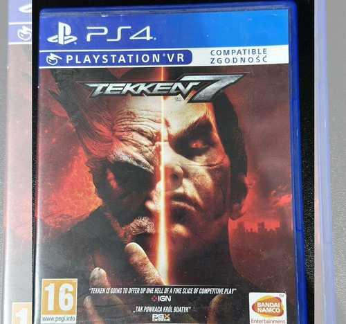 Tekken 7 ps4 диск