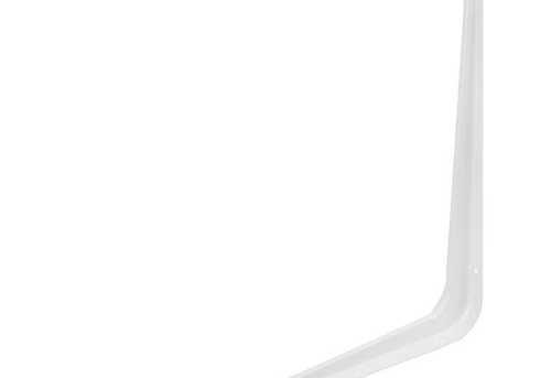 Уголок-кронштейн белый 200х250 мм (0,8 мм)