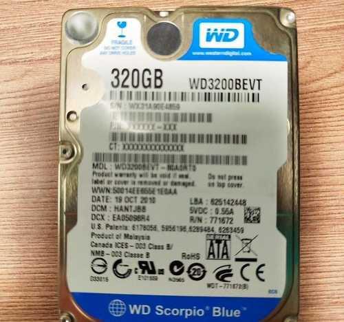 HDD WD Blue 320gb