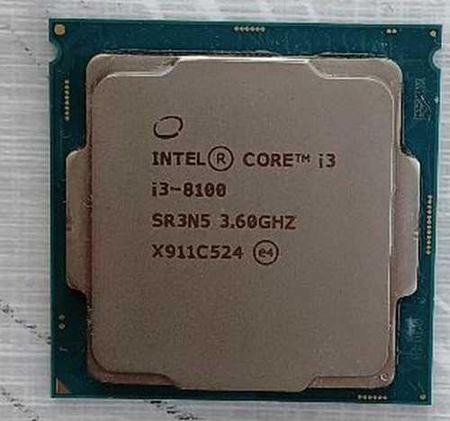 Процессор intel core i3 8100