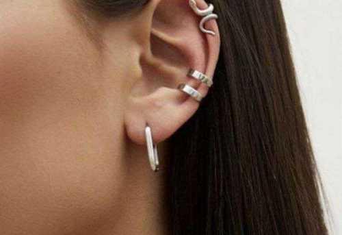 Кафф на ухо из серебра Boomerang Jewelry