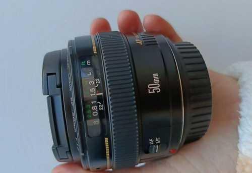 Объектив Canon EF 50mm 1 4