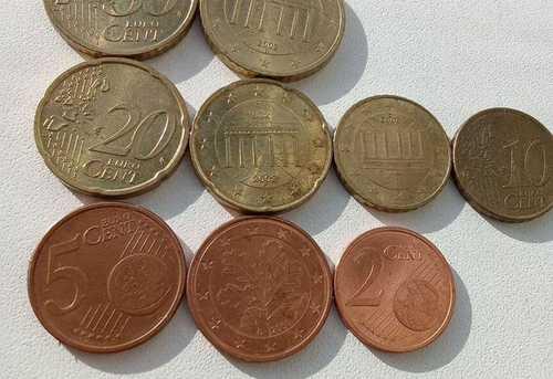 Монеты Евро 172 цента 2002 года