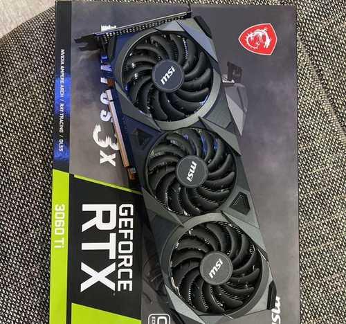 Видеокарта MSI rtx 3060ti trio 8gb