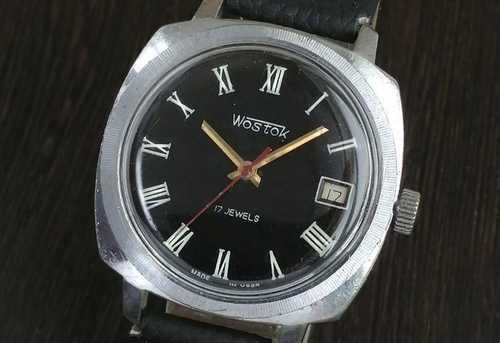 Классические мужские часы СССР Восток черные