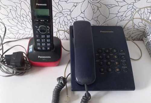 Проводной телефон panasonic, беспровод-й Panasonic