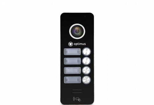 Панель видеодомофона Optimus DSH-1080/4 (Черный)