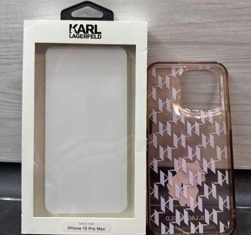 Чехол для iPhone 15 pro max Karl Lagerfeld