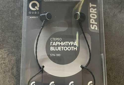 Спортивные наушники Bluetooth QUB STN-180 Black
