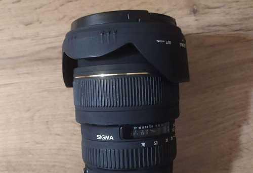 Объектив Sigma AF 24-70mm f/2.8 EX DG macro Canon