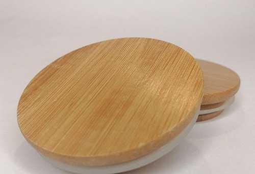 Бамбуковая крышка для посуды