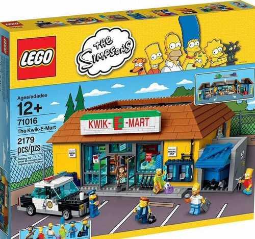 Оригинал lego 71016 Магазин Kwik-E-Mart Эксклюзив