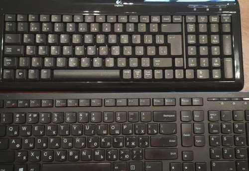Проводная клавиатура Lenovo и logitech