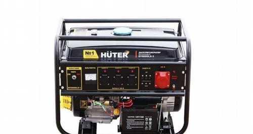 Портативный бензогенератор huter DY8000LX-3