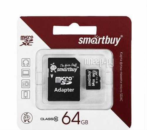 64Gb - SmartBuy Micro Secure Digital HC Class