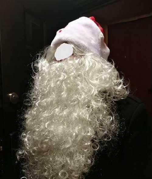 Пышные Бороды и парики Деду Морозу