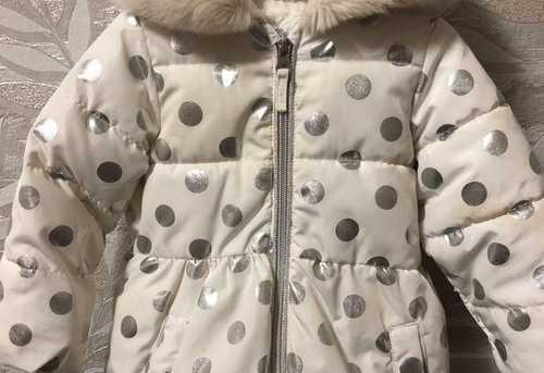 Зимняя куртка Mothercare 86 для девочки