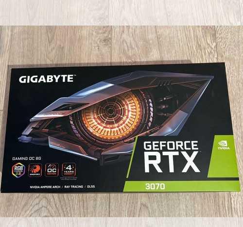 Видеокарта Gigabyte GeForce RTX 3070 gaming OC 8g