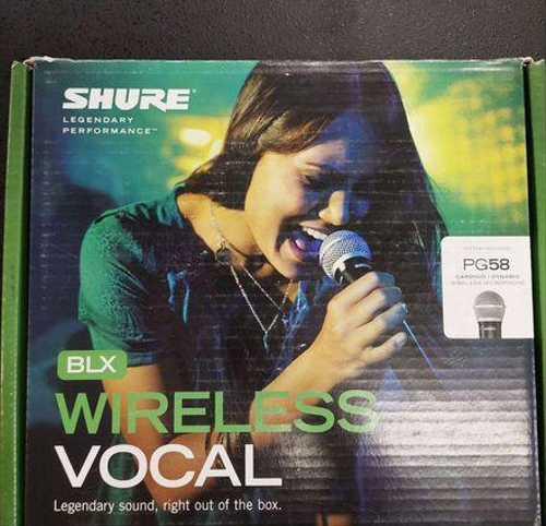 Радиосистема (микрофон) shure BLX24