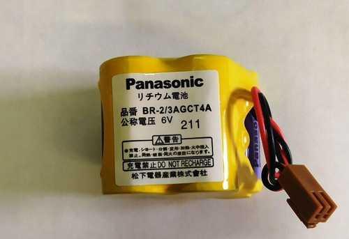 Panasonic br-2/3agct4A 6V литиевая батарея