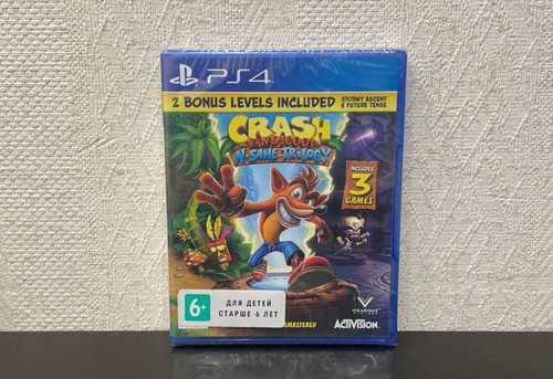 Crash Bandicoot N Sane Trilogy PS4 PS5 новый