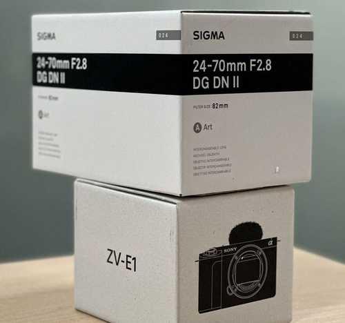 Sony ZV-E1 Body   Sigma 24-70mm f/2.8 DG DN II