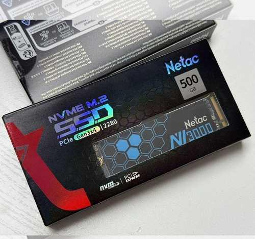 Ssd M2.NVMe Netac 250gb / 500 gb Новый