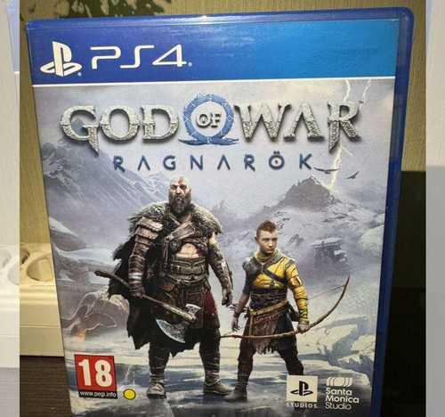 God of war ragnarok ps4 диск на русском