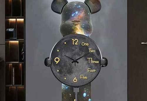 Часы настенные 40 см Мишка