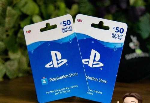 Карта пополнения ps store США