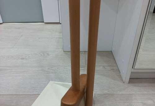 Zara home деревянный комплект из совка и щетки