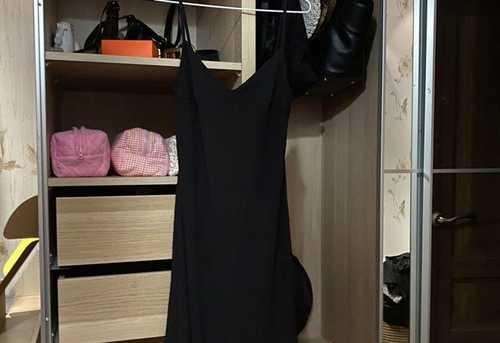 Платье черное миди