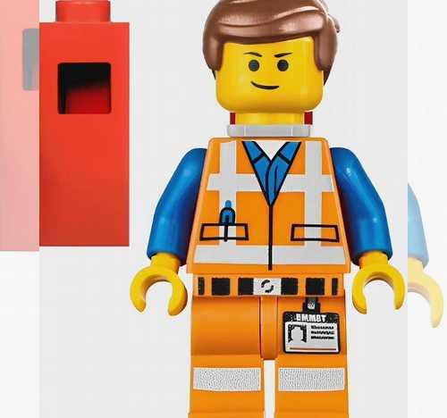 Минифигурка Lego Emmet - Lopsided Closed Mouth Sm