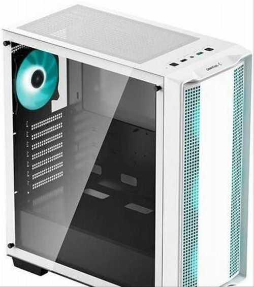 Корпус ATX DeepCool CC560, Midi-Tower, без бп, бел