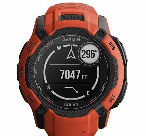 Garmin Instinct 2X Solar Red