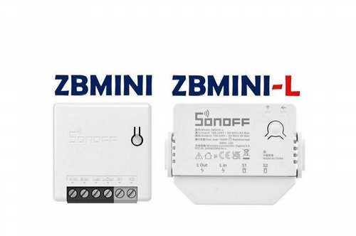 Itead Sonoff zbmini и zbmini-L умное реле Zigbee