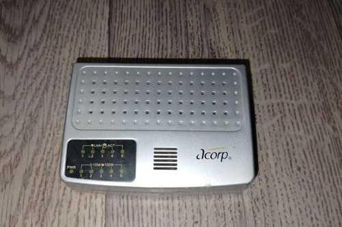 Коммутатор Acorp hu5dp