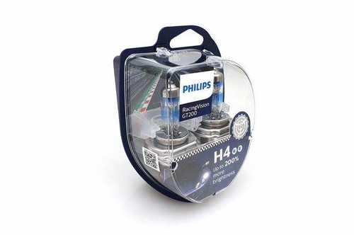 Автомобильные лампы H4 Philips RacingVision GT200