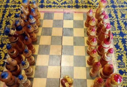 Шахматы больше деревянные