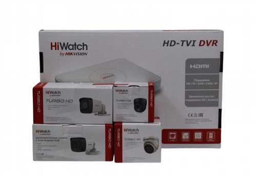Комплект видеонаблюдения hiwatch на 4 камеры hdtvi