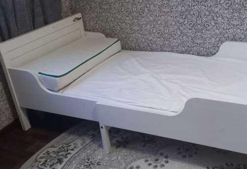 Кровать IKEA раздвижной с матрас