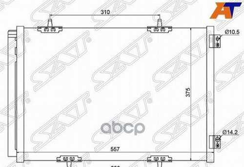 Радиатор кондиционера Citroen C3 01-16 / C2 03