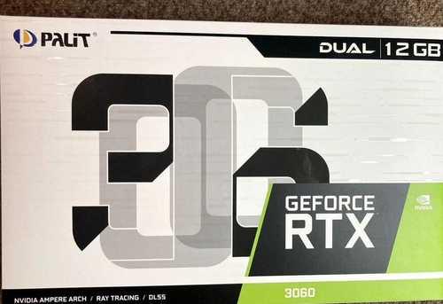 Видеокарта новая GeForce RTX 3060 12GB Palit Dual