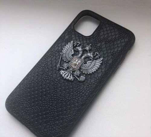 Чехол на iPhone 11 герб РФ